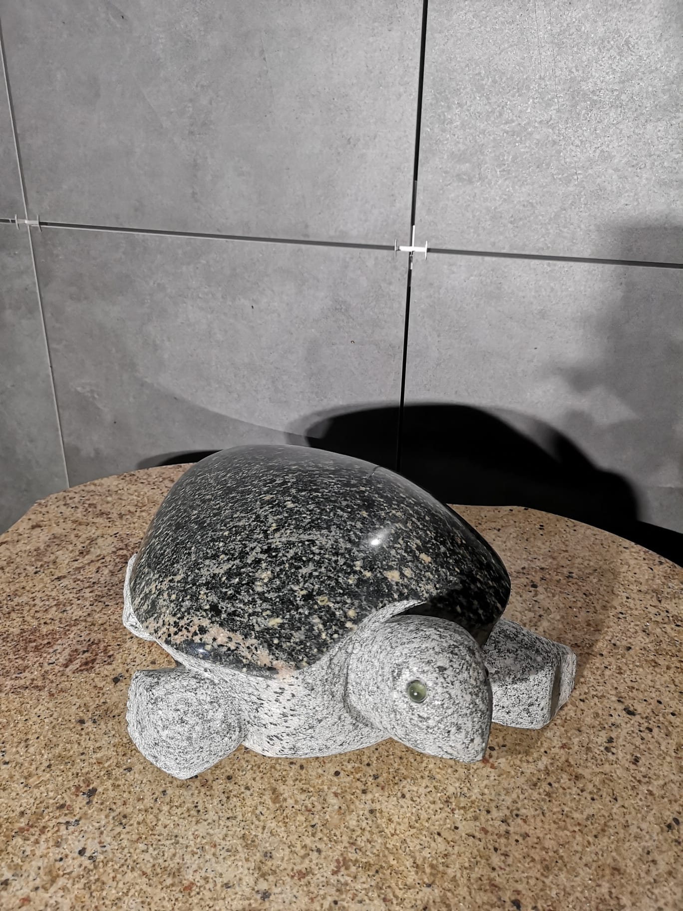Dekoratyvinis granito vėžlys pilkas, 37x53cm (Kaune, Šilainiai) - 045